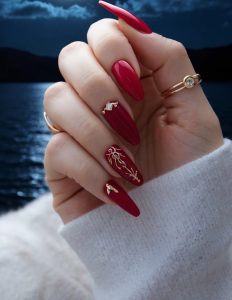 20 Red Acrylic Nail Art Ideas: Dazzling Designs for Bold and Beautiful ...
