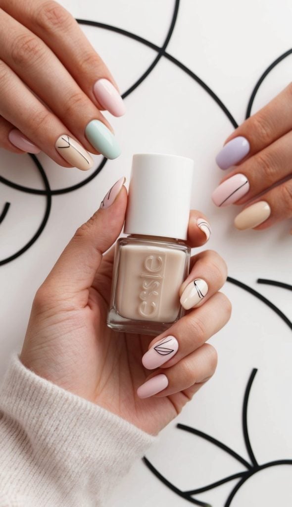21 Preppy Nail Art Ideas: Chic Pastel Designs for Spring 2025 - Polish ...
