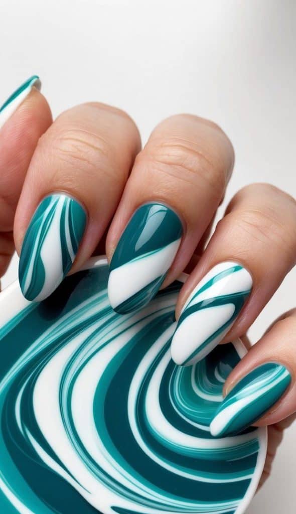 29 Teal Nail Art Ideas: Fresh Ocean-Inspired Designs for Your Spring ...