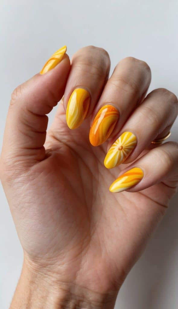 21 Yellow Nail Art Ideas: Spring-Ready Sunshine Manicures for 2025 ...