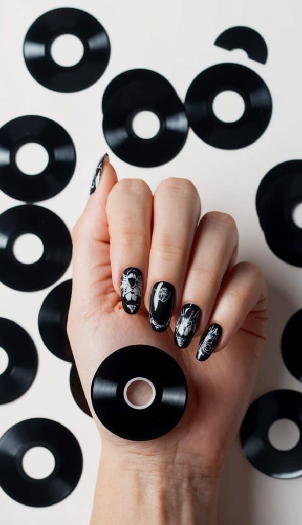 29 Emo Nail Art Ideas: Embrace Your Dark Side with Edgy Designs ...