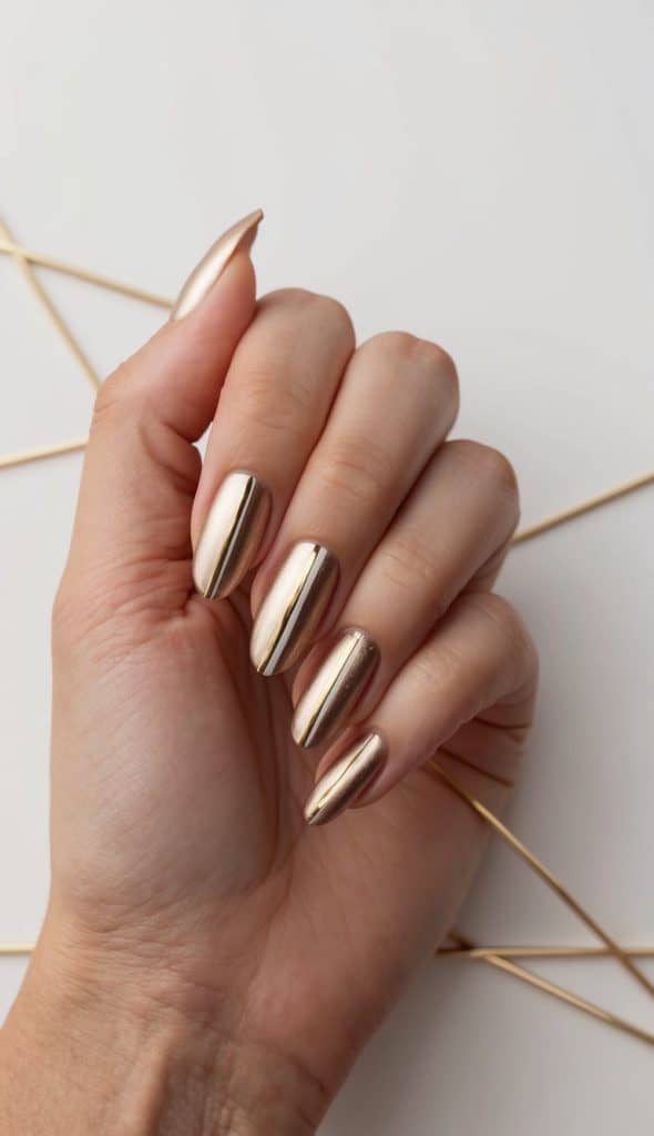 23 Gold Nail Art Ideas: Elegant Metallic Designs for a Luxurious ...