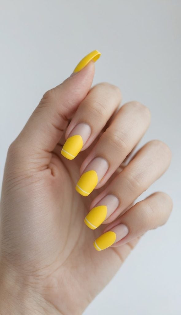 23 Yellow French Tip Nail Art Ideas: Playful Pastels, Neon Brights, and ...